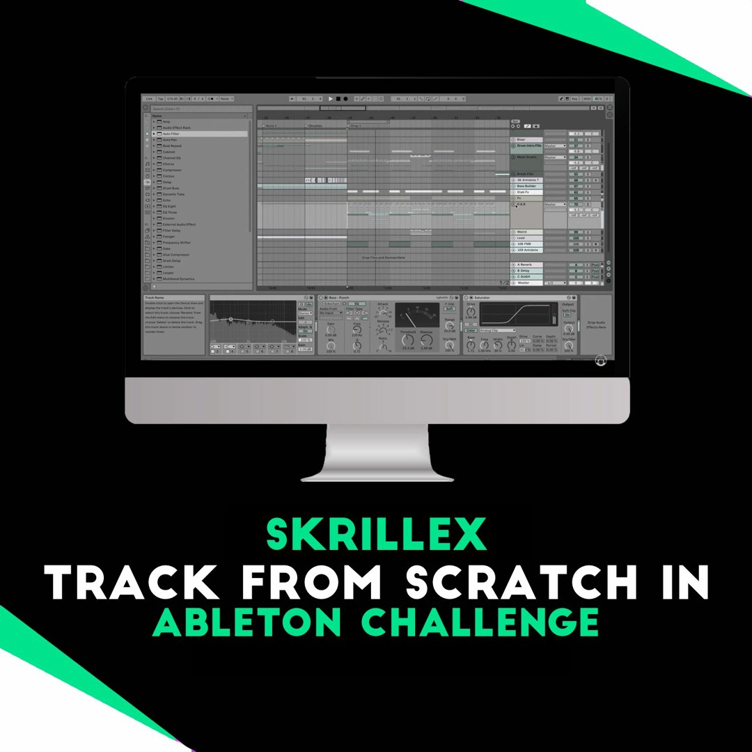 Stream SKRILLEX Inspired Track from Scratch in Ableton by Antidote Audio | Listen online for ...
