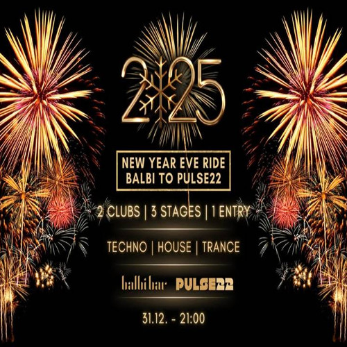 Steve Meyer - Countdown 2025 Live, NYE Ride Balbi To Pulse22 2024-12-31