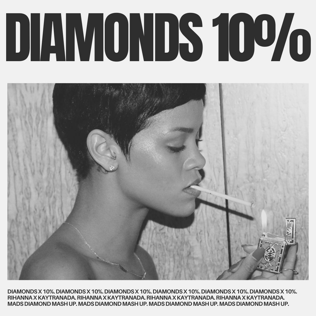 Listen to Diamonds 10% - Kaytranada x Rihanna (Mads Diamond Mash Up) by ...