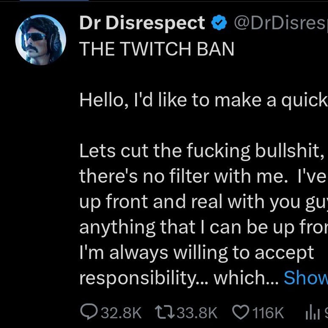 Stream PACKGOD - Dr Disrespect DISS TRACK (Not Like Us Remix) by nerves ...