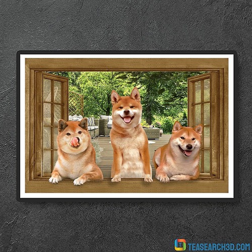 Stream Shiba inu window poster by Rippandemicshirt | Listen online for ...