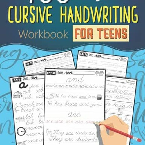 Stream View PDF 100 Days of Cursive Handwriting Workbook For Teens ...