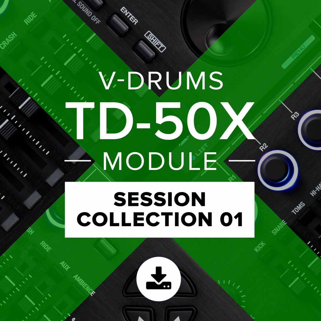 Stream V-Drums TD-50X Module Session Collection 01 - Rockfiller by ...