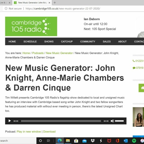 Stream Cambridge 105 Interview with Tim Willett (John Knight, Anne ...