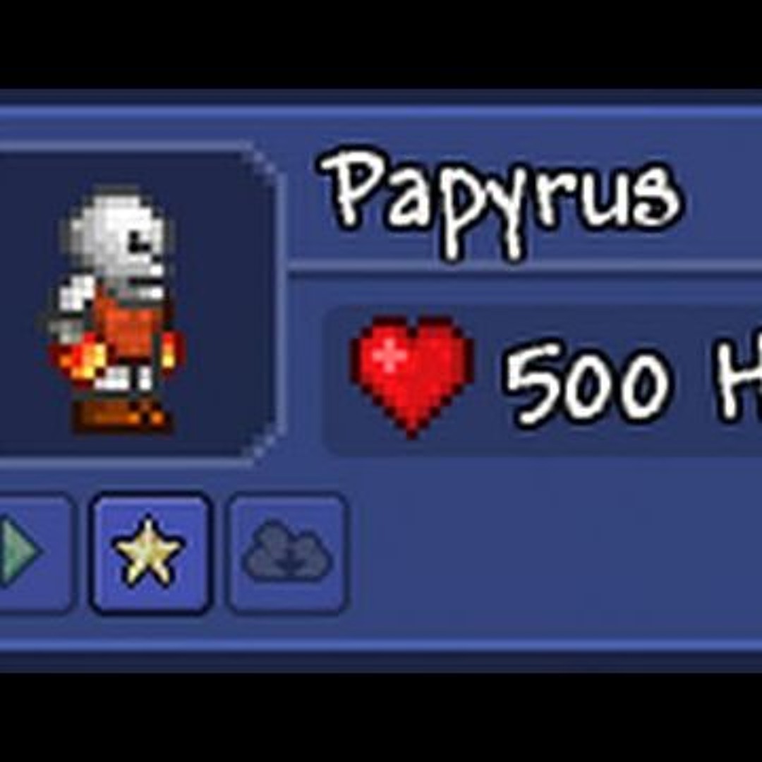 Stream Papyrus Goes To Terraria (Bonetrousle x Boss 1 Theme) by KAB ...
