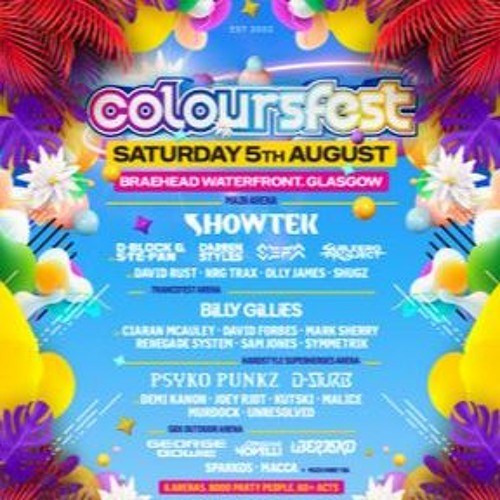 Olly James @ Coloursfest Glasgow, United Kingdom 2023-08-05