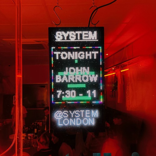 Stream John Barrow @ System 3rd November 2022 by SYSTEM | Listen online ...