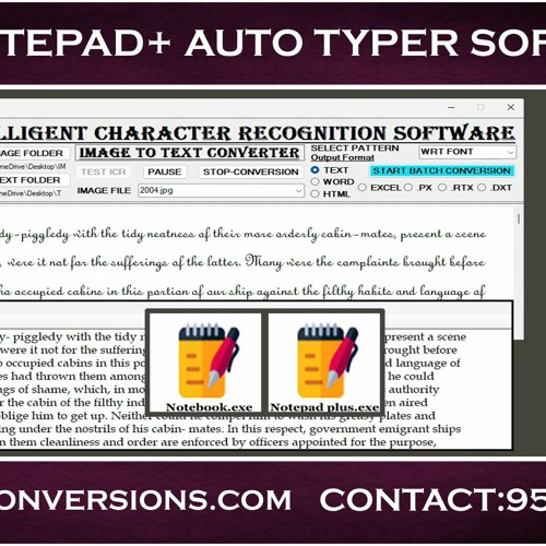 Stream .WRT AUTO TYPER SOFTWARE by ICR CONVERSIONS | Listen online for free on SoundCloud