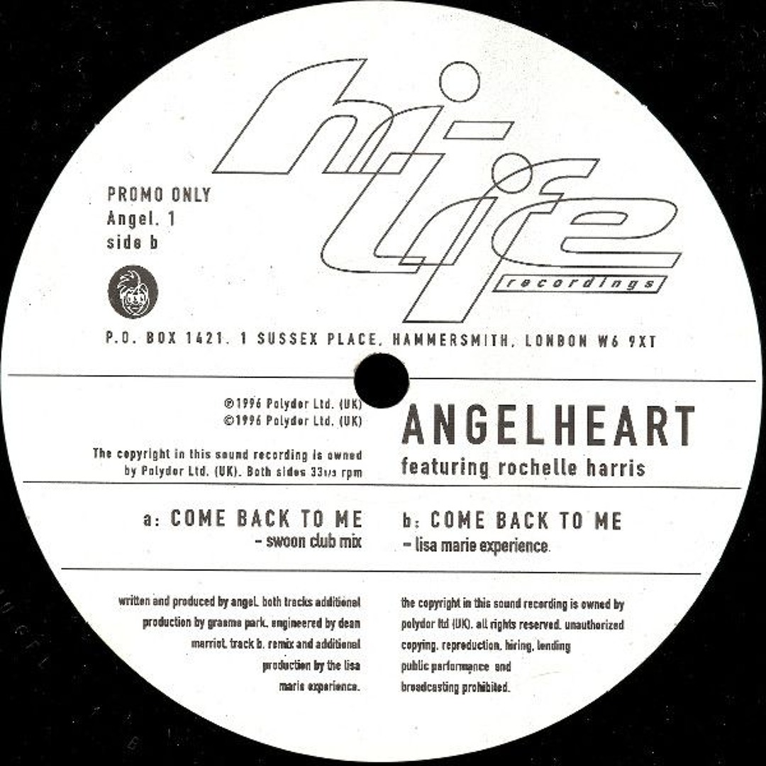 Stream Angelheart Feat. Rochelle Harris - Come Back To Me (Lisa Marie ...