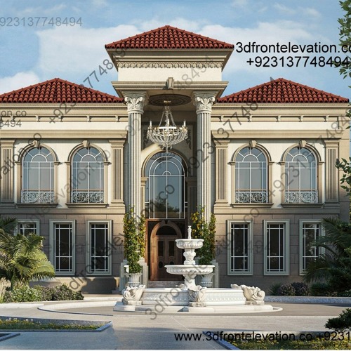 Stream Double Storey 500 Meter Villa With Classic Elevation by ...