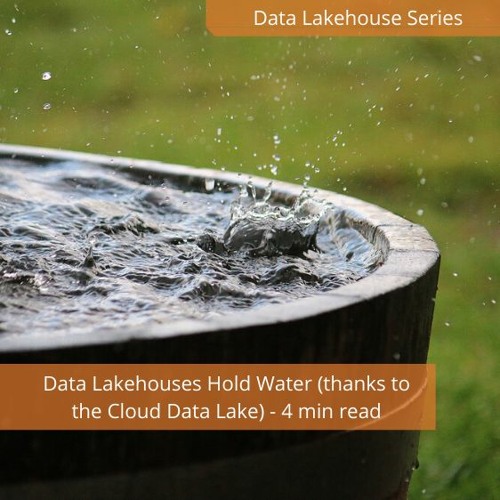 Stream episode Audio Blog: Data Lakehouses Hold Water (thanks to the Cloud Data Lake) by Kevin ...