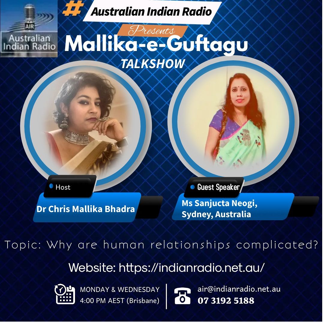 Stream Mallika-E-Guftagu - Dr Chris Mallika Bhadra in conversation with ...