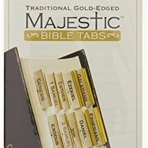 Stream (@ Majestic Traditional Gold-Edged Bible Tabs (Read-Full@ by ...