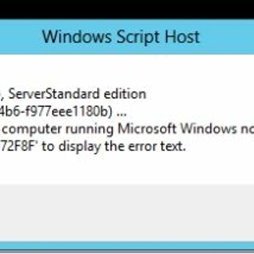Stream Windows Activation Error Code 0x80072f8f Server 2008 by ...