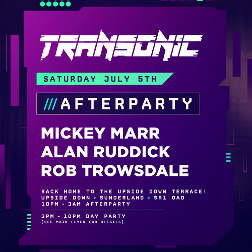 Stream Alan Ruddick - Transonic Afterparty (5th July 2025) by Alan ...