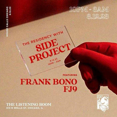 Stream Recorded Set @ The Listening Room (House Calls) 8/12/23 by Frank ...