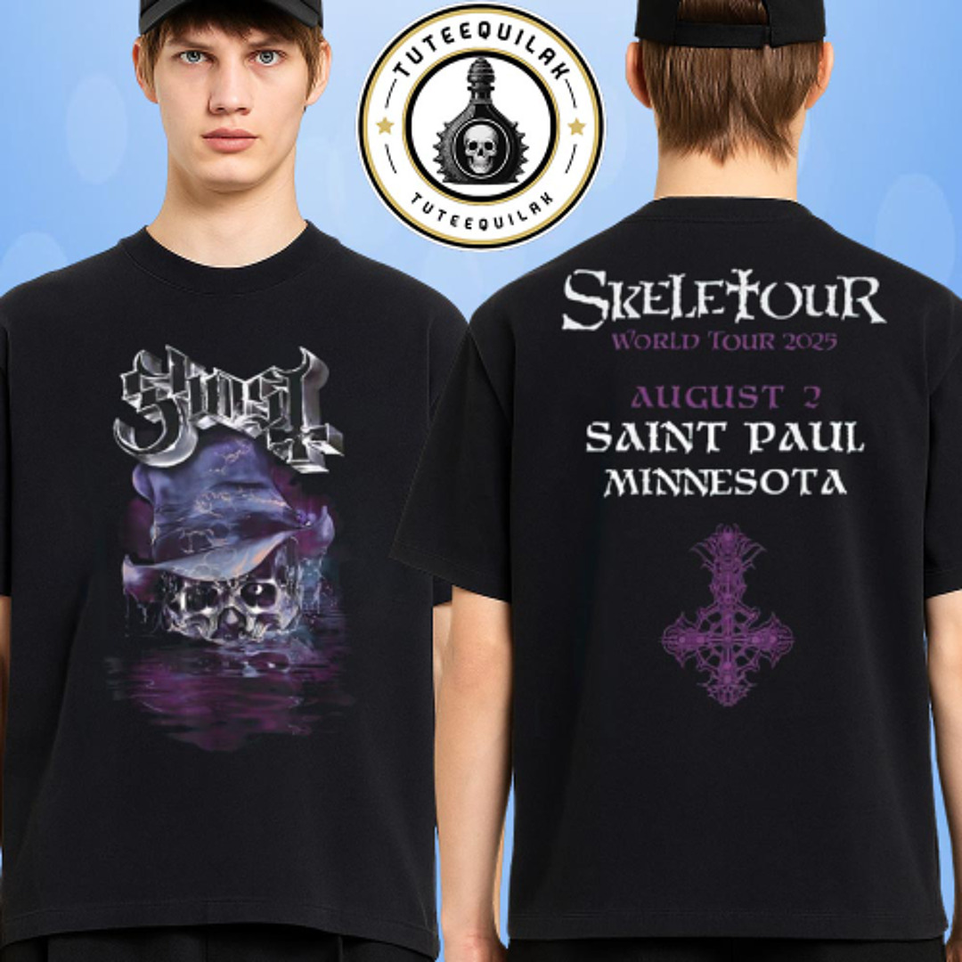 Stream The Ghost Band Saint Paul 2025 Skeletour World Tour Venue Tee In ...