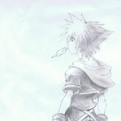 Kingdom Hearts 2 Sora Drawing