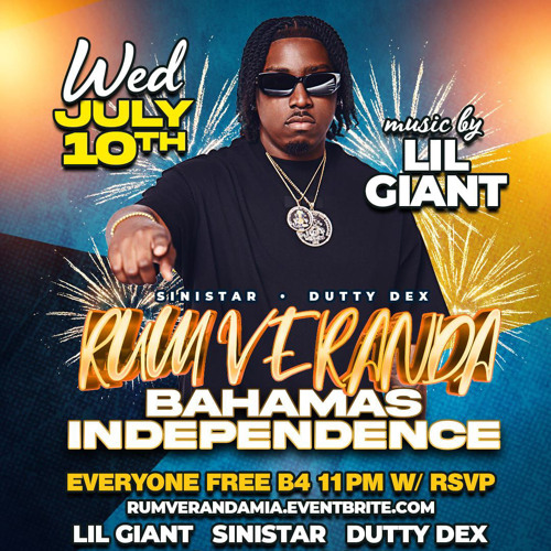 Stream LIL GIANT AT RUM VERANDA (FT LAUDERDALE,FLORIDA) JULY 10TH ( by ...