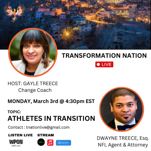 Stream Topic: Athletes in Transition 3-3-25 by Transformation Nation ...