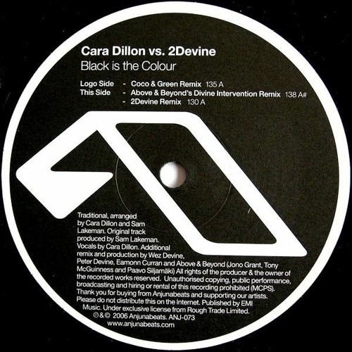 Stream Cara Dillon vs 2 Devine - Black Is The Colour (Above & Beyond's ...