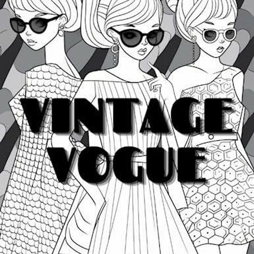 Vintage Vogue Drawing