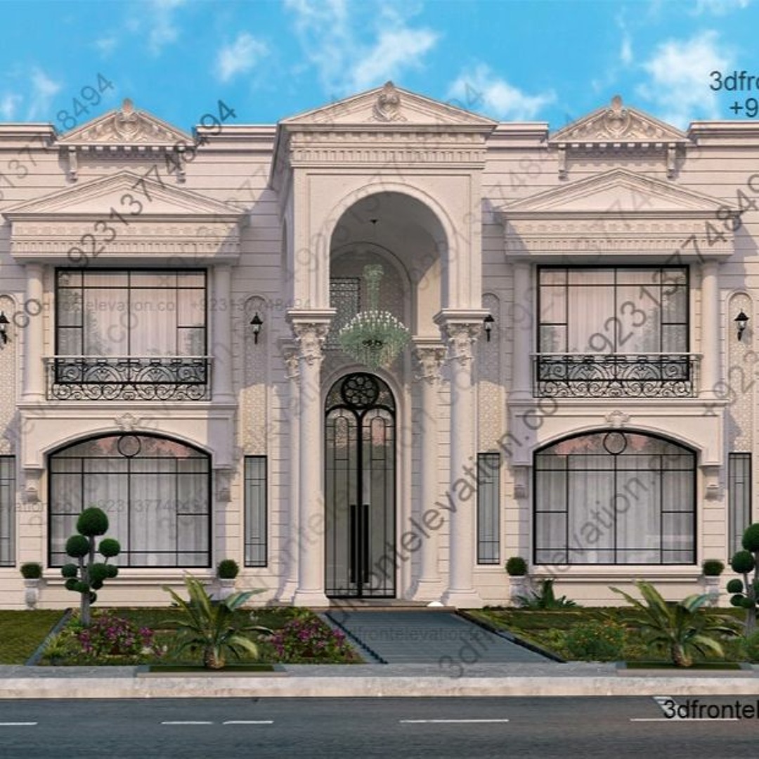 Stream Two Storey House Plan With 3D Elevation and Double Storey Home With Balcony, Two Level ...