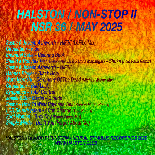 Stream NON-STOP II / NSR 36 / MAY 2025 by HALSTON | Listen online for ...
