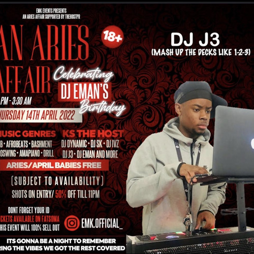 Stream AN ARIES AFFAIR CELEBRATING DJ EMAN'S BIRTHDAY (MIXED BY J3 ...