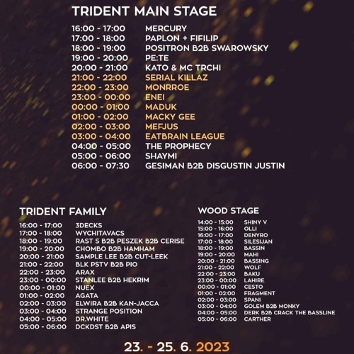 Stream TRIDENT FESTIVAL 2023 by 3DECKS | Listen online for free on SoundCloud