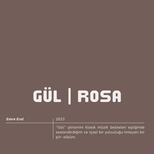 Stream Gül - Emre Erol (şiir-albüm) by emre_erol | Listen online for ...