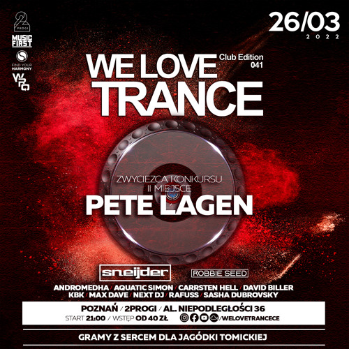 Stream Pete Lagen LIVE @ We Love Trance CE 041 with Sneijder - Classic ...