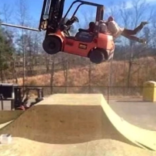 Stream flying forklift by potted plant | Listen online for free on ...