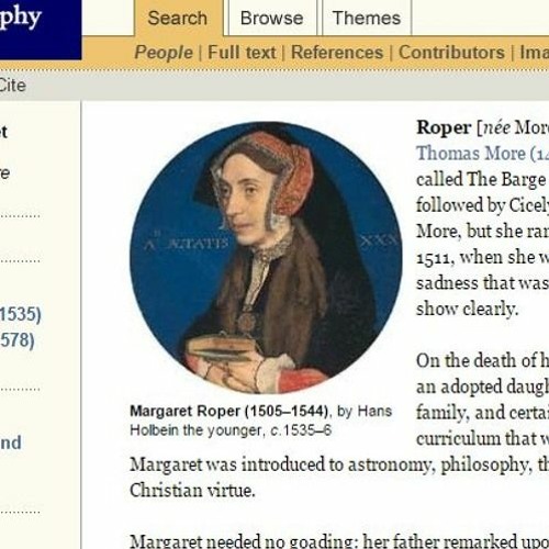 Stream episode Margaret Roper (1505-1544), scholar and daughter of ...