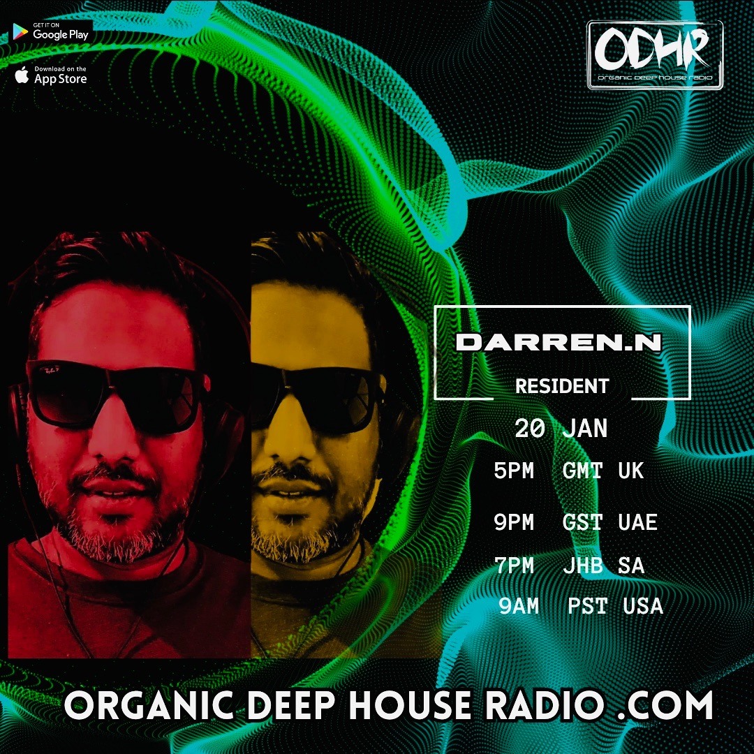 Stream DARREN NAIDOO-ORGANIC DEEP HOUSE RADIO. LIVE STREAM FROM DUBAI ...