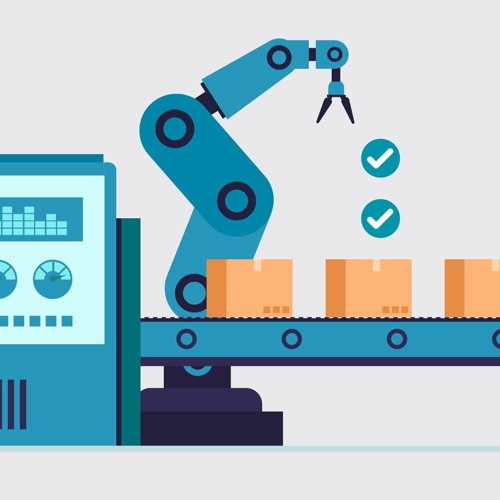 Stream AI-powered robotic arm check products for defects by ...