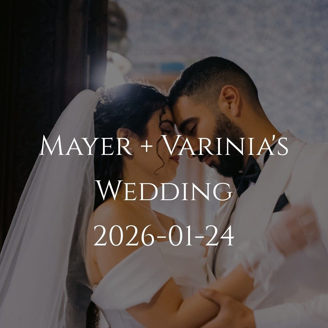 Stream Our Wedding - Mayer & Varinia - 24-1-26 فرحنا - ماير و ڤارينيا ...