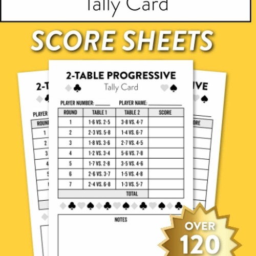 Stream episode PDF Read Online 2-Table Progressive Tally Card Score ...