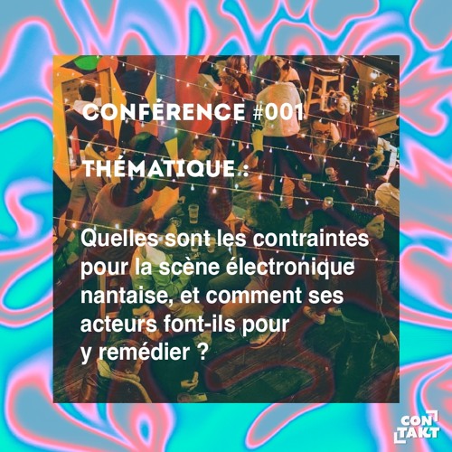 Stream CONFÉRENCE #001 - Les contraintes pour la scène électronique ...