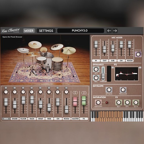 Stream Dynamic Drums - Dead Drums Preset by Fine Classics Plugins ...
