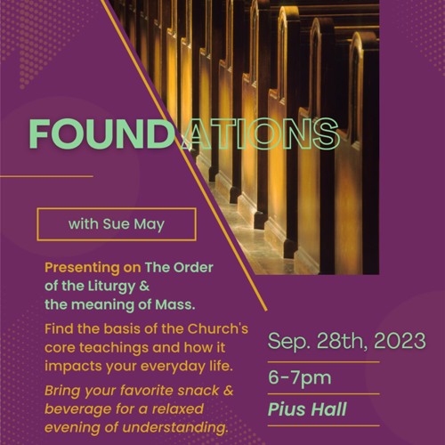 Stream Foundations Sept. 28, 2023 Sue May - part 2 by St. Pius X ...