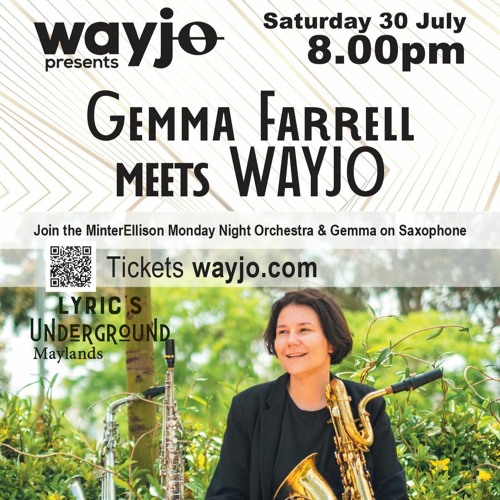 Stream 2022 WAYJO presents Gemma Farrell, 30 Jul (RTRfm 30-sec spot) by ...