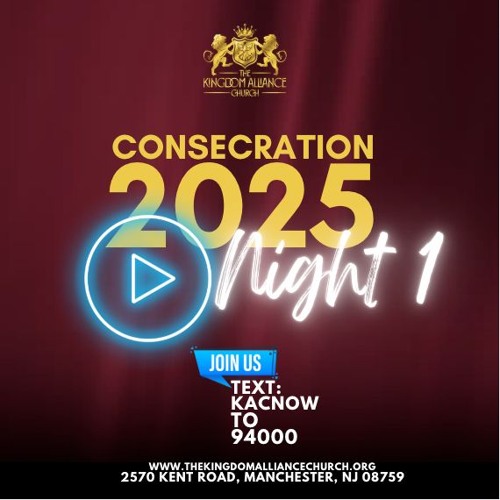 Stream Consecration 2025 Night 1: Pastor Brian Major by Pastors Brian ...
