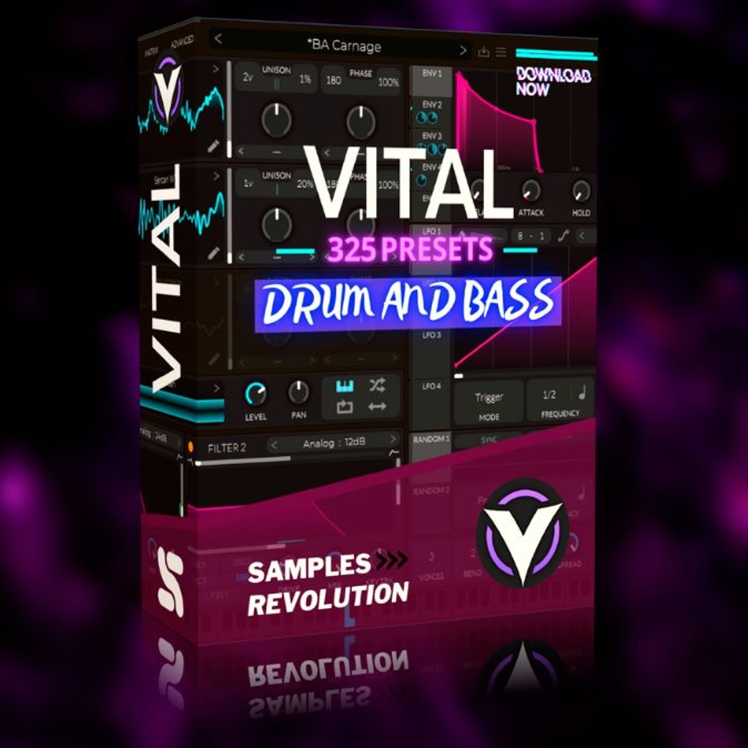Stream VITAL VST Soundbank - 325 Drum & Bass Presets 🎧 (Neurofunk ...