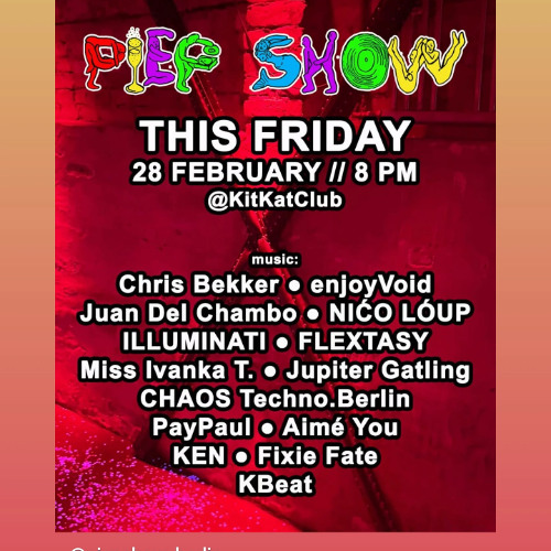 Stream PiepShow @KitKatClub Berlin FebruarPiep 28.02.2025 (Hardtechno Set) by NIĆO LÓUP | Listen ...