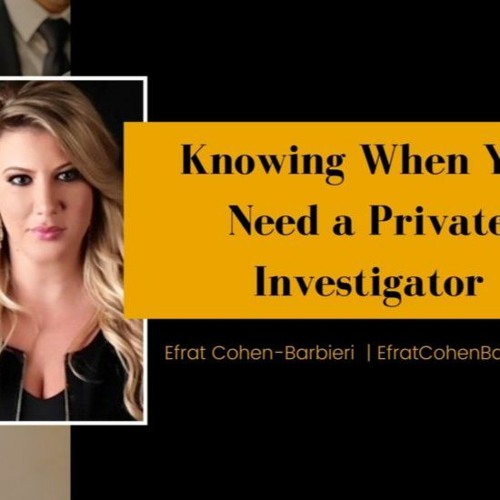 Stream Global Intelligence Consultants Inc. | Listen to Efrat Cohen-Barbieri | Female ...