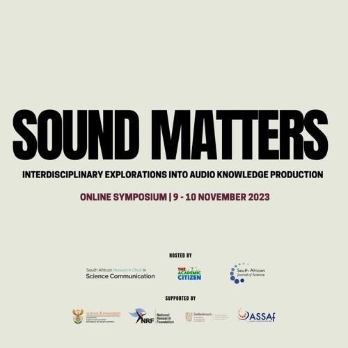 Stream Sound Matters Virtual Symposium - Call for Participation by The ...