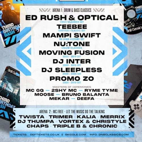 Stream Chronic & Triple B DnB Classics Promo Mix April 25 by dj daddy ...
