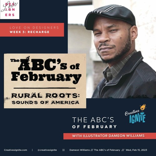 Stream ABC's of February with Illustrator Dameon Williams by Creatives ...