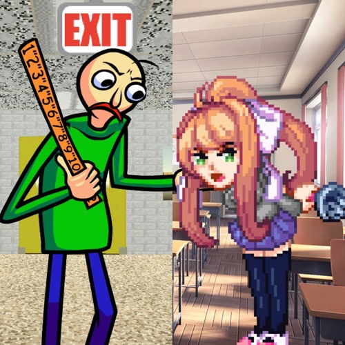 Stream Math vs Literature- Manifest but Baldi and Pixel Monika Sing It ...